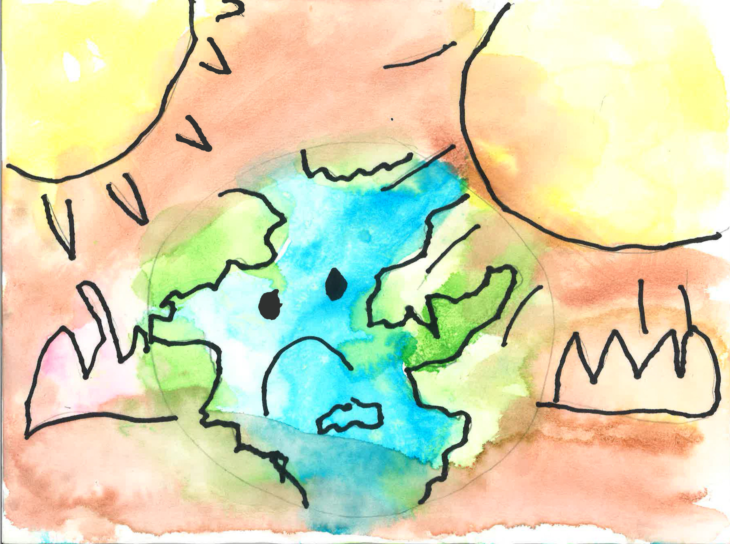 Global Warming Watercolors – Paintbrush Diplomacy